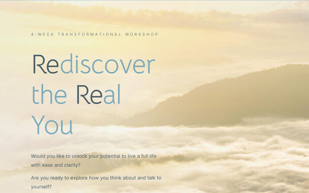 Rediscover the Real You